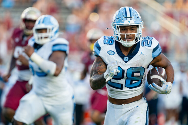 Omarion Hampton, Elijah Arroyo Among the Top ADP Climbers